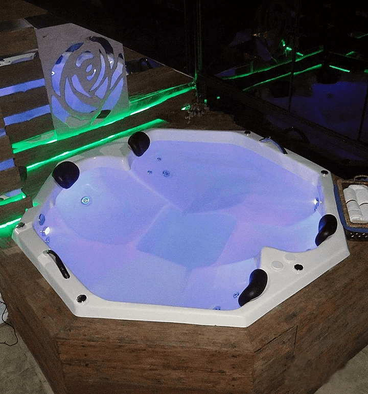 Spa Com Hidro Sextavado - Spa Com Aquecedor Digital – Fabrica Das Banheiras